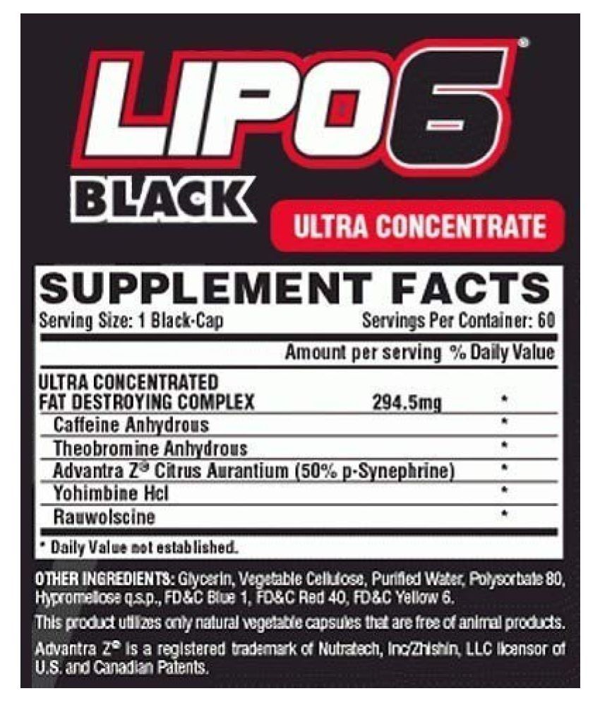 Nutrex Research NUTREX RESEARCH LIPO 6 ULTRA CONCENTRATE 60 CAP 295 mg ... Nutrex Research NUTREX RESEARCH LIPO 6 ULTRA CONCENTRATE 60 CAP 295 mg ...