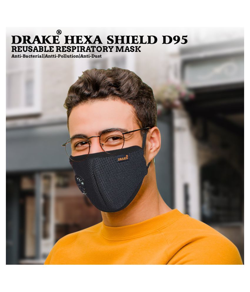 Drake D95 Reusable Respiratory Face Mask (pack of 9 pieces): Buy Drake ...
