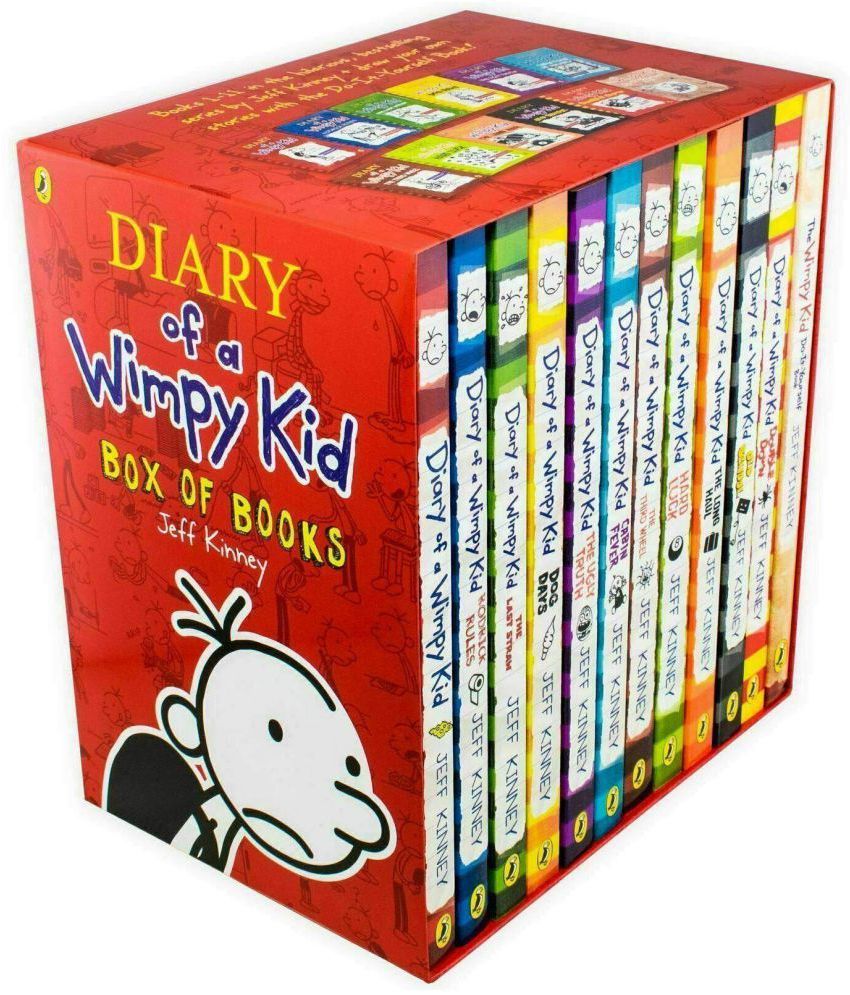 Diary Of A Wimpy Kid Series Collection 12 Books Set Paperback Jeff 