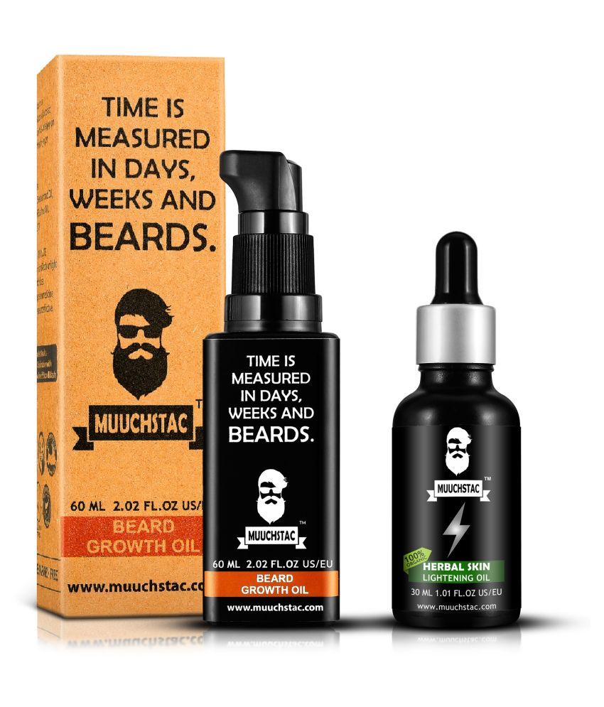 Buy Muuchstac 90ml Growth Increasing Beard Oil Pack Of 2 Online At