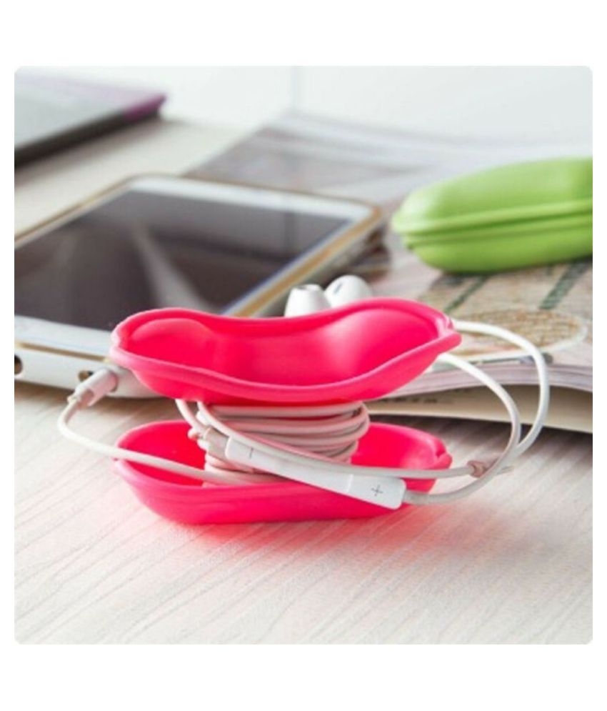 Buy Mini Earphone Holder Carrying Hard Case Winder Multipurpose Cable ...