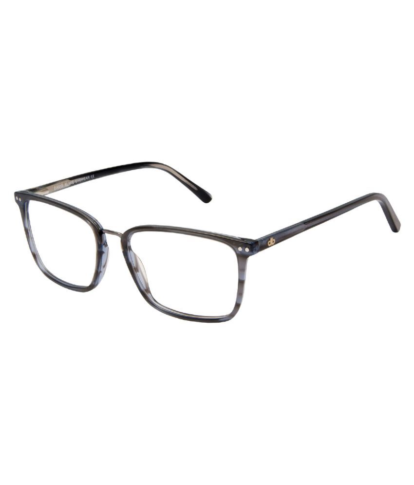 David Blake Grey Square Spectacle Frame 2 - Buy David Blake Grey Square ...