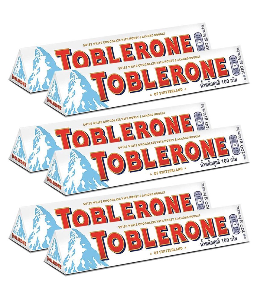 Toblerone Honey And Almond Nougat White Chocolate G Pack Of Buy Toblerone Honey And