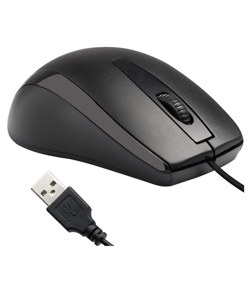 Zebronics ZEB-WING Black USB Wired Mouse - Buy Zebronics ZEB-WING Black ...