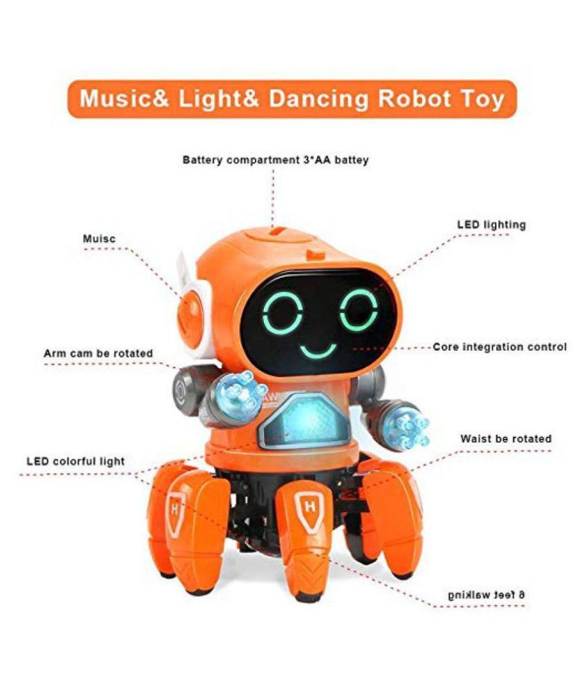 PREMIUM QUALITY Bot Robot Pioneer | Colorful Lights and Music | All ...