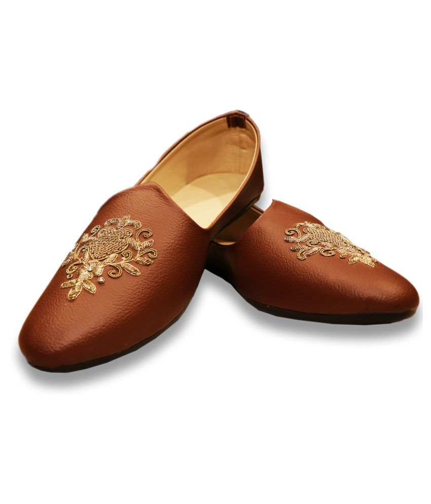 ANIL KUMAR AJIT KUMAR Brown Designer Shoe - Buy ANIL KUMAR AJIT KUMAR ...