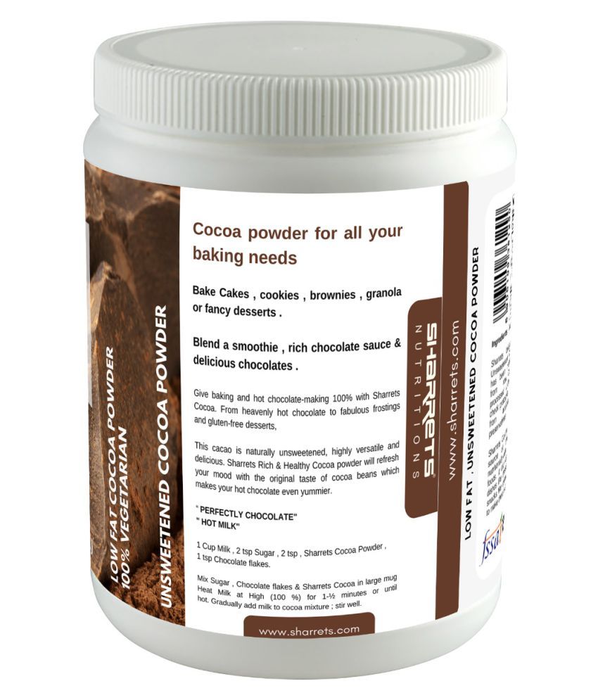 SHARRETS NUTRITIONS Dutch Cocoa Powder 225 g: Buy SHARRETS NUTRITIONS ...