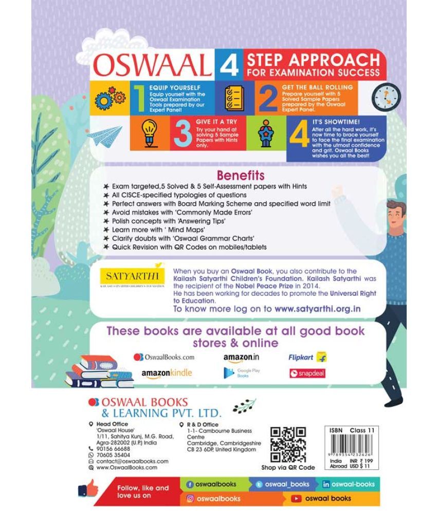 Oswaal ISC Sample Question Paper Class 11 English Paper 1 Language Book ... Oswaal ISC Sample Question Paper Class 11 English Paper 1 Language Book ...