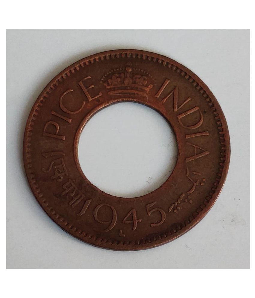 1945 LAHORE MINT ONE PICE GOOD GRADE HOLE RARE MINT COIN Buy 1945 1945-lahore-mint-one-pice-good-grade-hole-rare-mint-coin-buy-1945