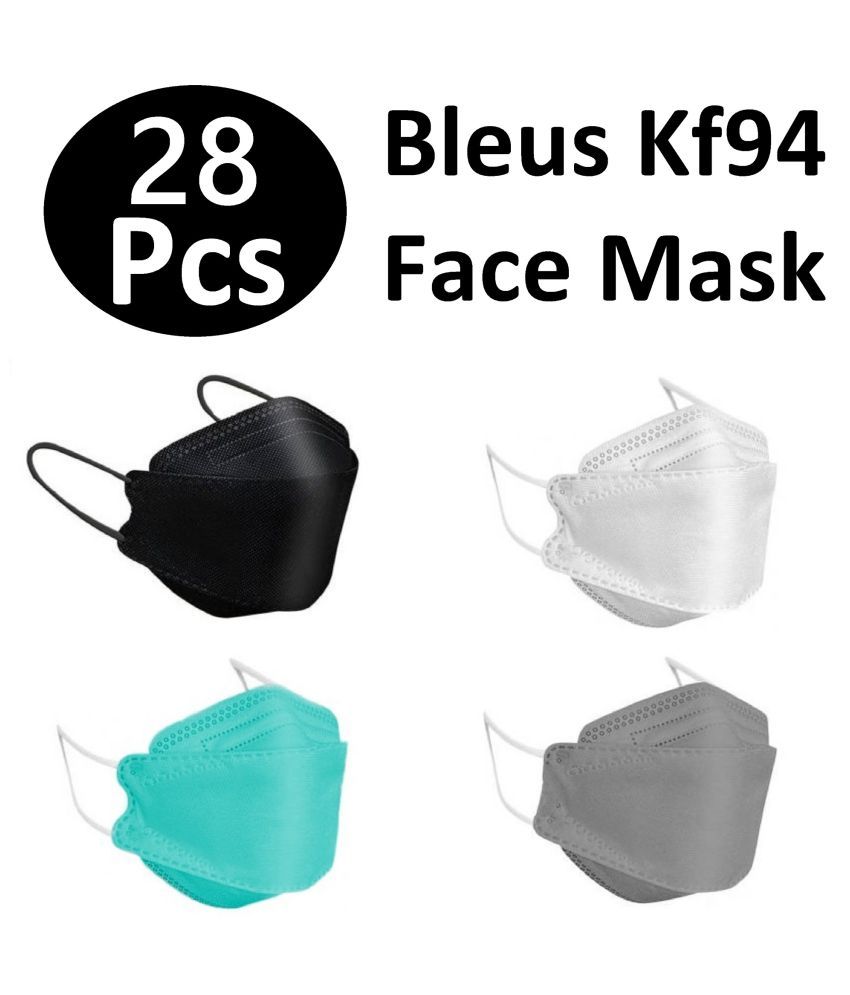 Bleus Kf94 Korean Fish shape 28 mask N95 Mask: Buy Bleus Kf94 Korean ...
