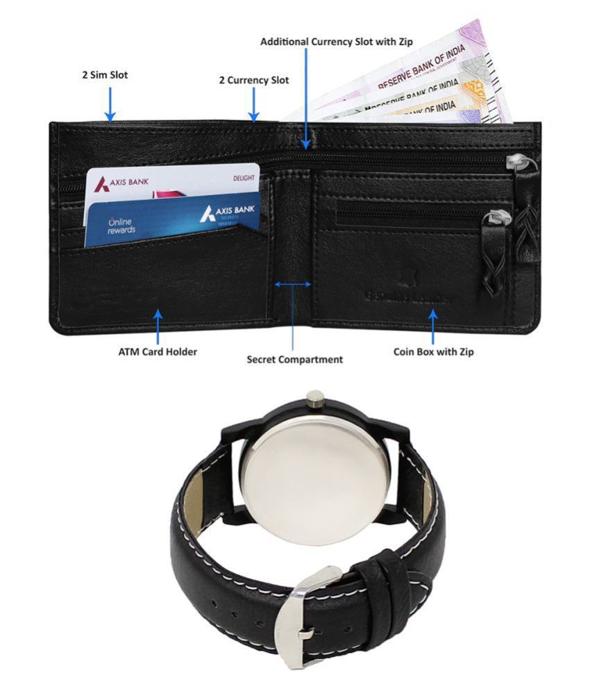 LOREM Designer Wrist Watch & Wallet Combo - Buy LOREM Designer Wrist ...