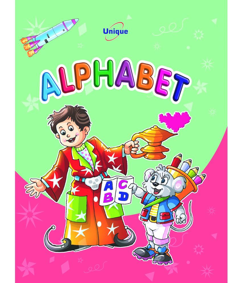 UNIQUE ALPHABET Book To Learn Practice English Alphabet ABC For 2 5