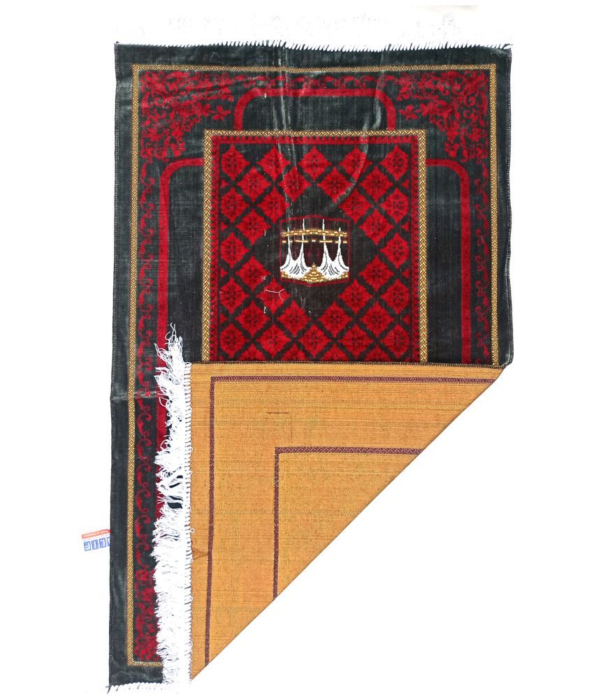 ALRAZA Black Single Velvet Prayer Mat ( 110 X 70 cm ) - Buy ALRAZA ...